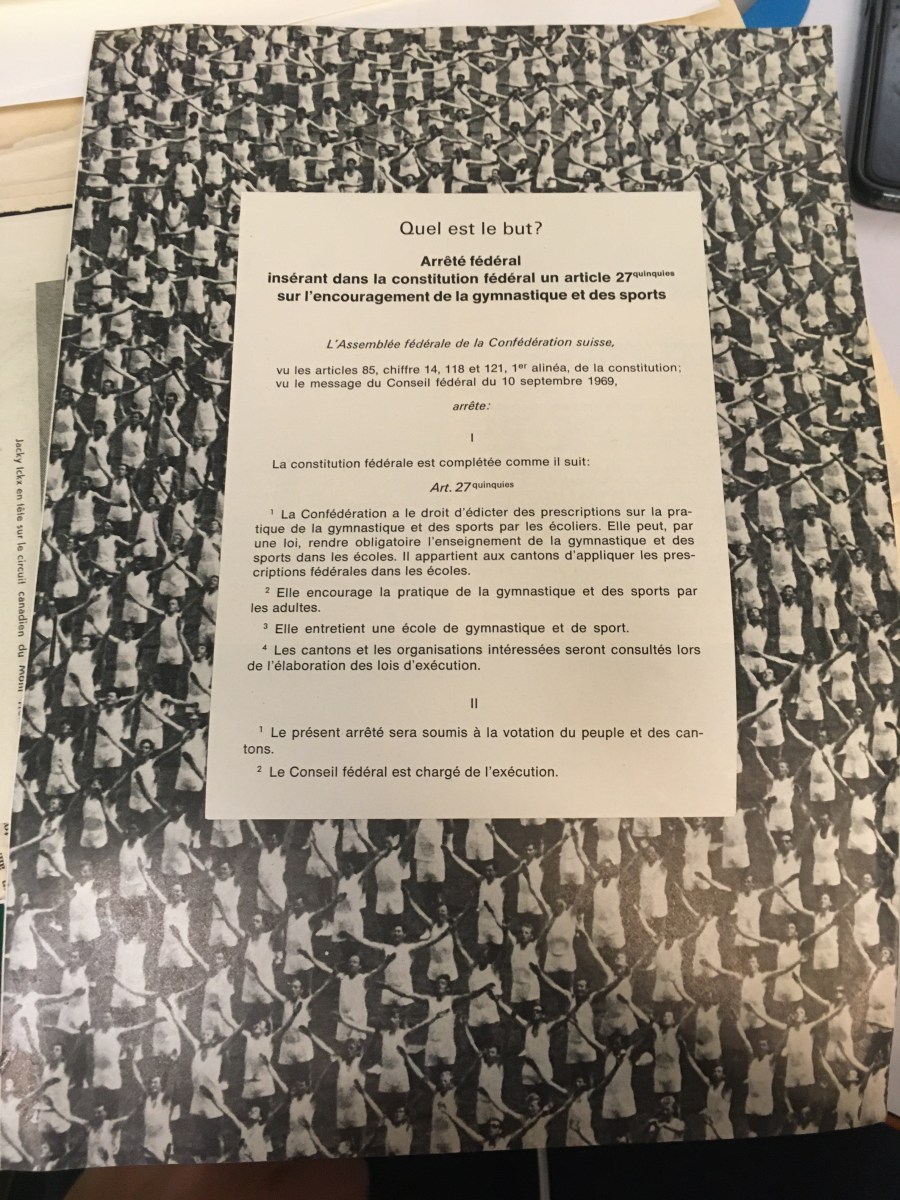 La loi du 17 mars 1972 – Grégory Quin